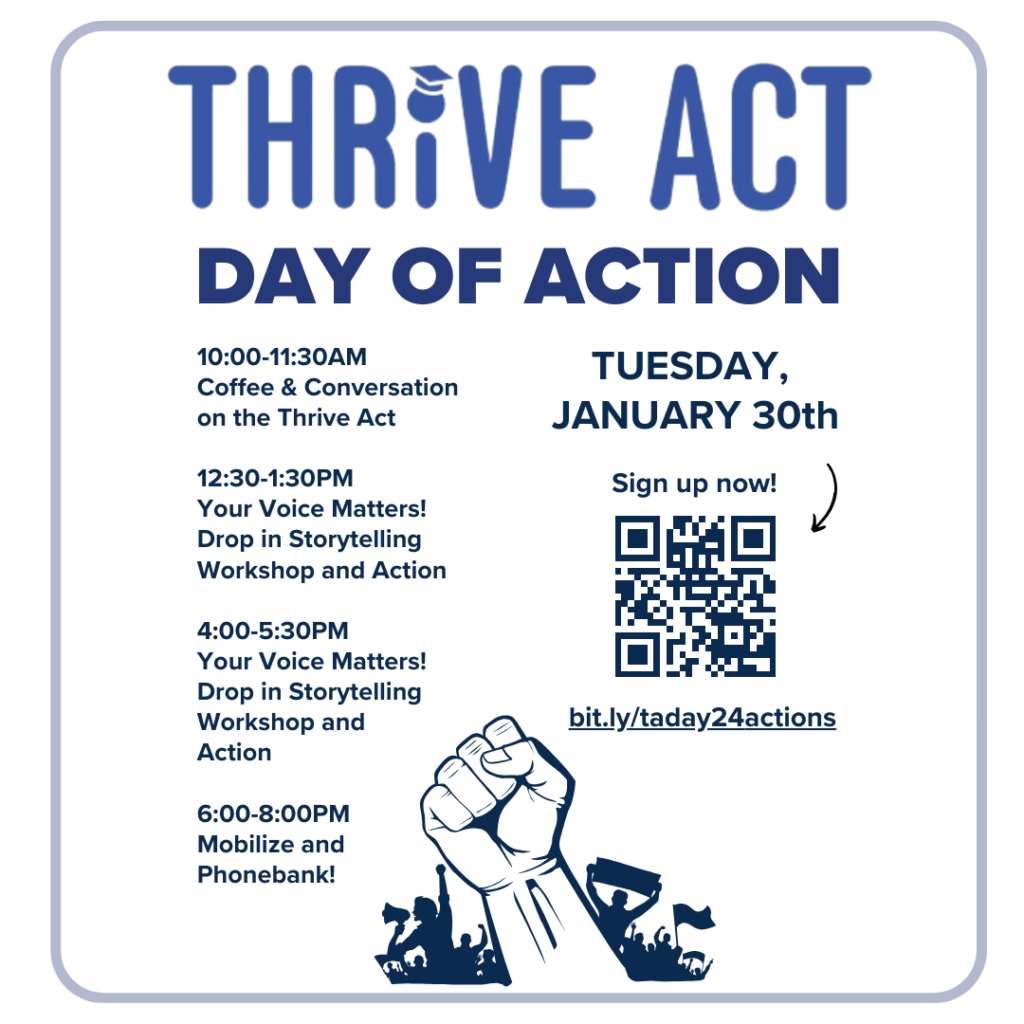 Jan 30: Thrive Act Day of Action – Progressive Mass