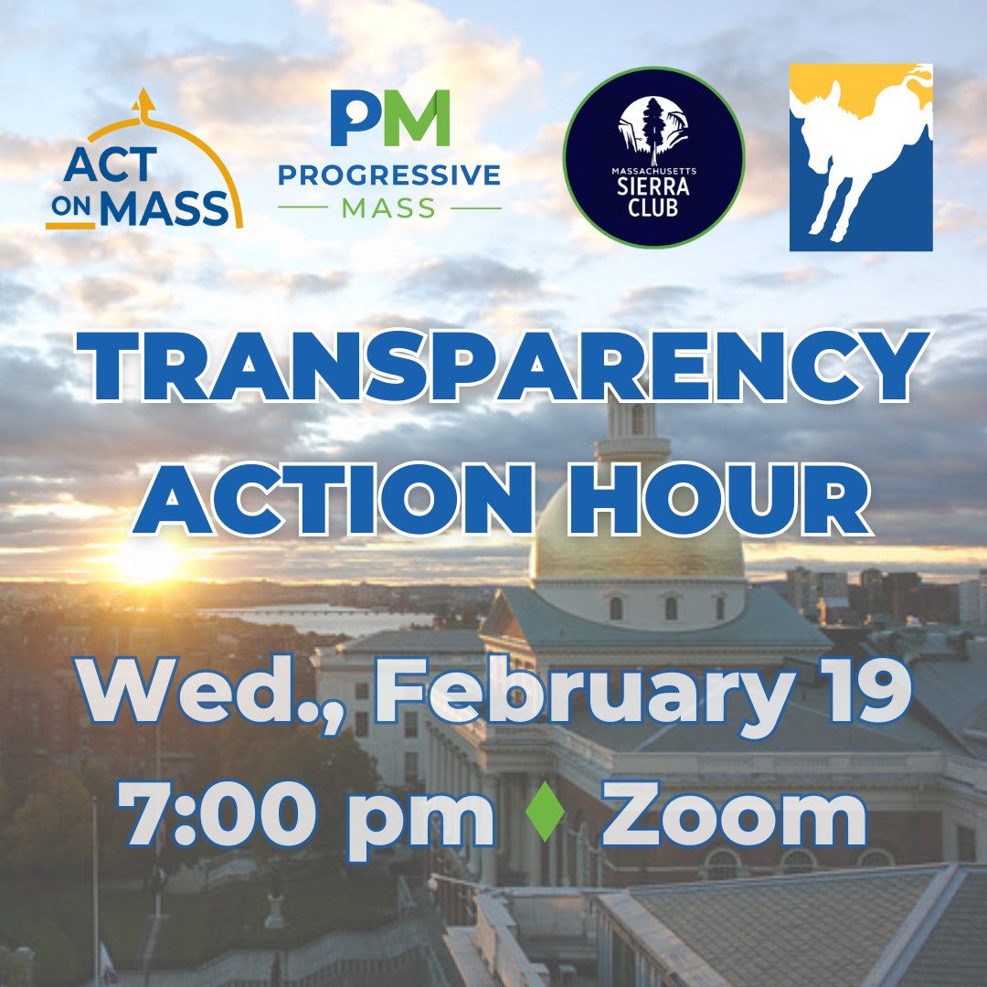 Transparency Action Hour: Next Steps – Progressive Mass